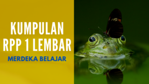 KUMPULAN RPP 1 LEMBAR MERDEKA BELAJAR TAHUN PELAJARAN 2020/2021 LENGKAP ...